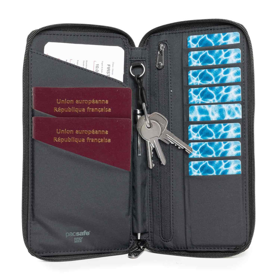 Портмоне Pacsafe RFIDsafe travel wallet купить - Pac-safe.ru